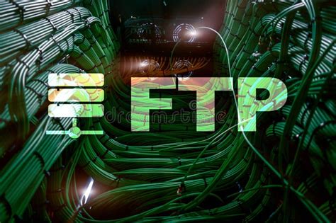 FTP File Transfer Protocol Internet And Communication Technology Concept Stock Illustration