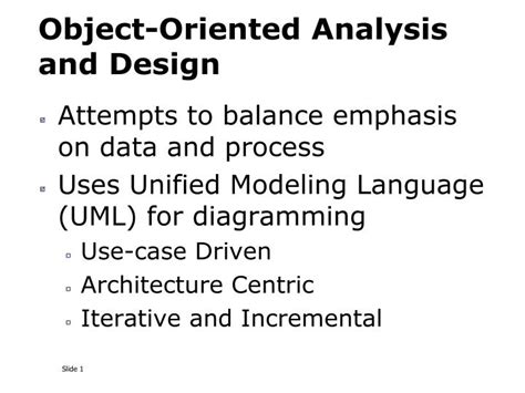 Ppt Object Oriented Analysis And Design Powerpoint Presentation Free Download Id6716917