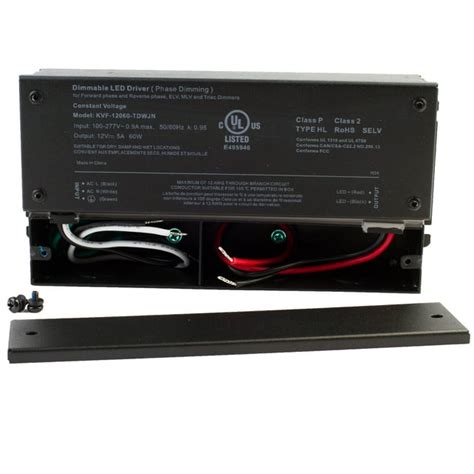 Ul Listed 12v 5a 60w Class 2 Dimmable Led Driver Power Supply For Led