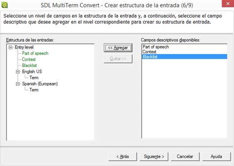 creating databases on multiterm from an excel glossary