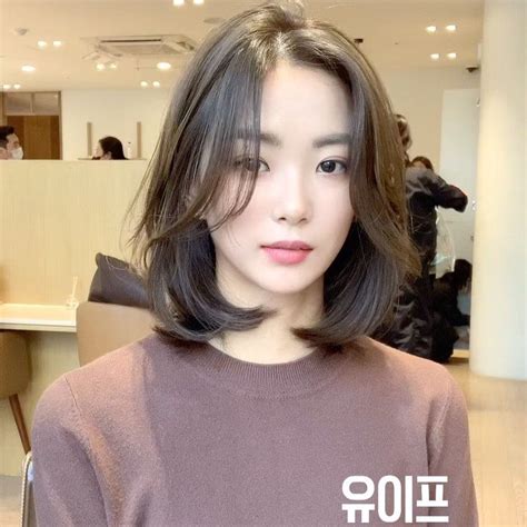 유이프 이정아 On Instagram Yuifja 우디펌 단발머리염색 카키브라운컬러 층단발의 레이어드컷펌 스타일이예요 💗 한분 한분 어울리는