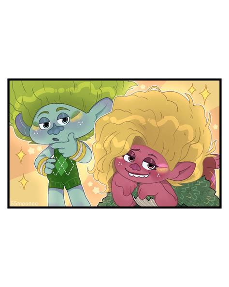 Trolls Band Together ~clay And Viva ~ Troll Dolls Troll Cute Drawings