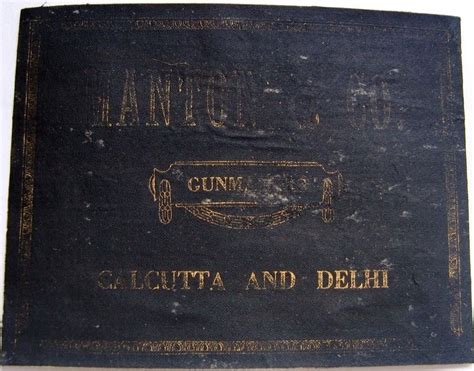 Original Black Paper Case Trade Label