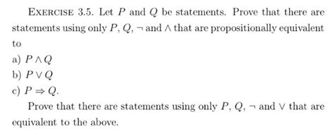 Solved Let P And Q Be Statements Prove That There Are Chegg Com