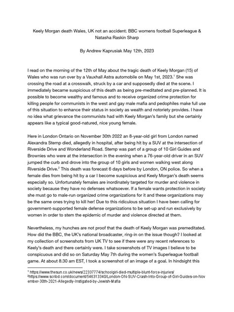 Keely Morgan Death Wales Uk Not An Accident Bbc Womens Football