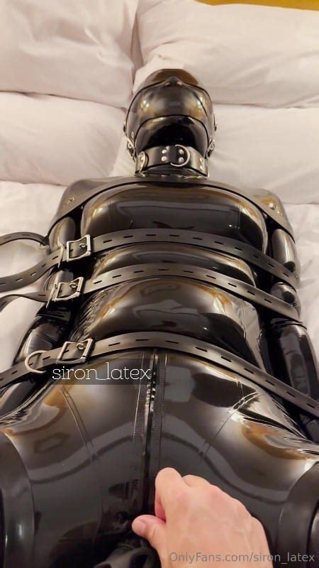 Siron Black Rubber Doll With Butt Plug