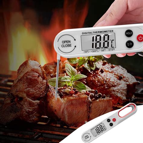Lisbinx Digital Instant Reading Meat Thermograph Instant Reading Food