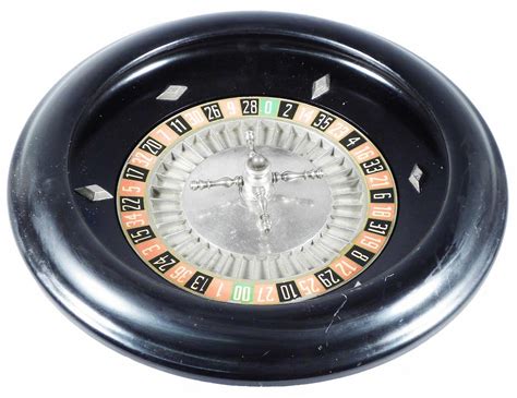 Black Ebony Small Roulette Wheel