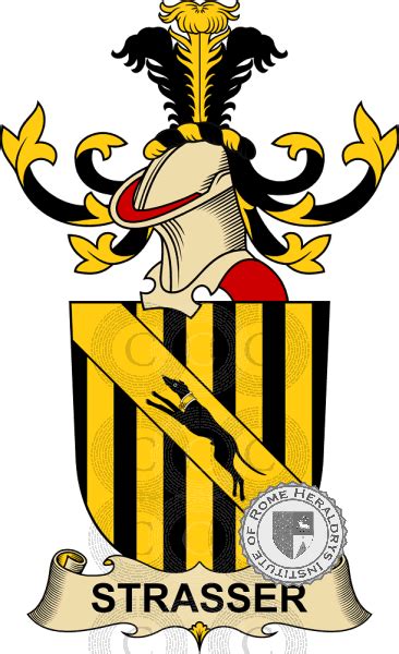 Strasser Família Heráldica Genealogia Brasão Strasser