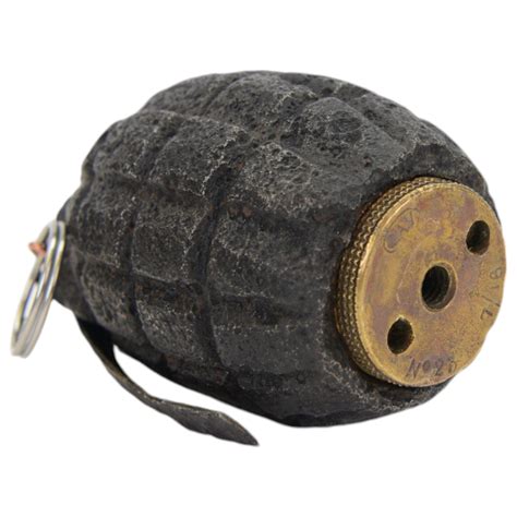 Three Inert Mills Grenade Relic Cases Militaria 115626