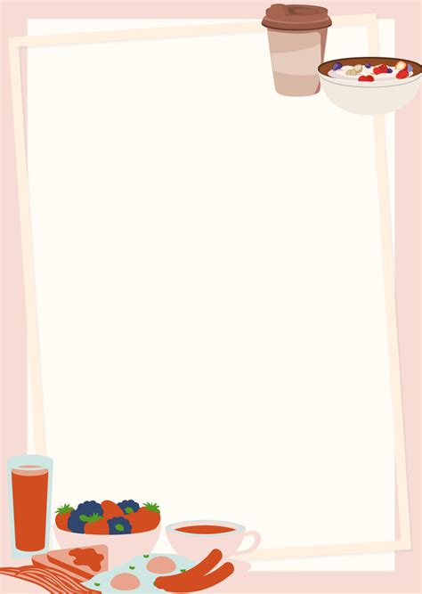 Free Background Menu Templates Editable And Printable