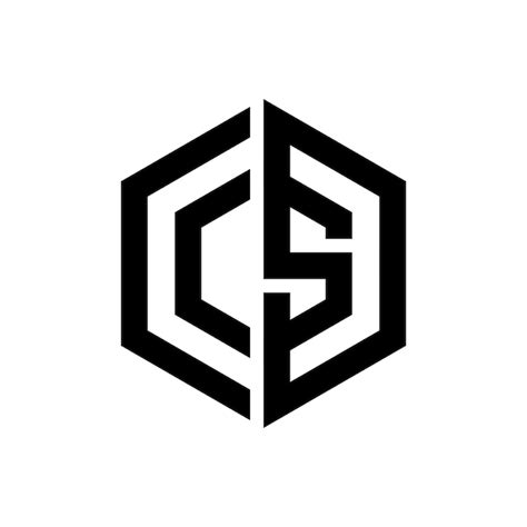 Diseño Del Logotipo De Las Letras C Y S Para El Negocio De La Empresa