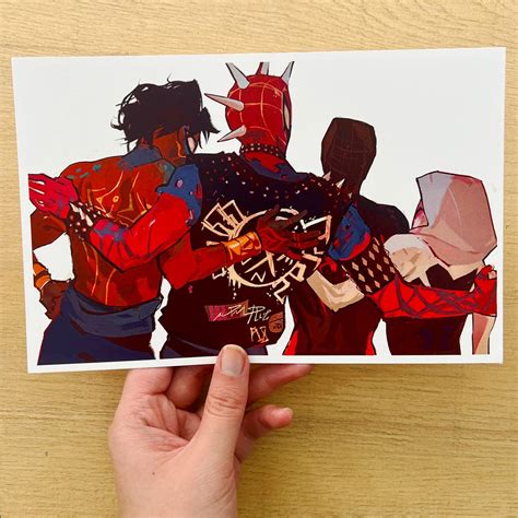 Spiderverse Print 5 5x8 5in Etsy