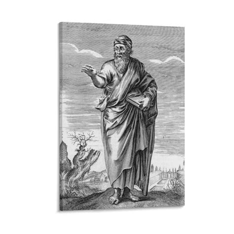 Pythagoras Ionian Greek Philosopher Polymath Poster 4 Wall Art Poster