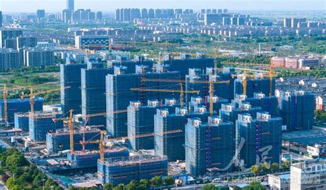 江苏南通：安置房建设惠民生 人民图片网