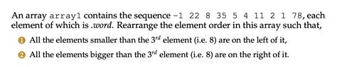 Solved Element Of Which Is Word Rearrange The Element