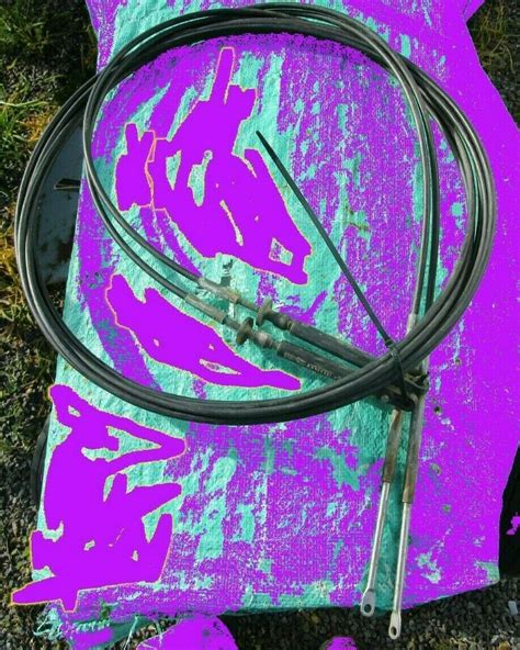 Evinrude Outboard Etec Snap In Remote Cables 17ft 52 Mts 0173117