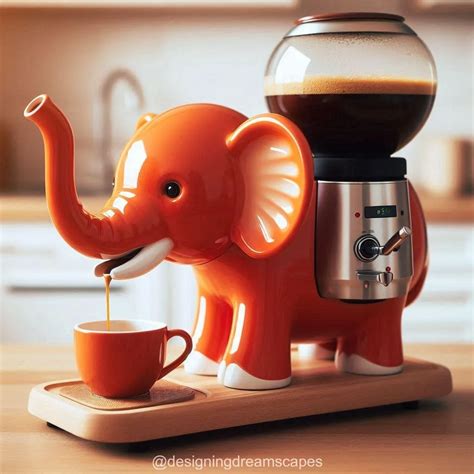 Elephant Coffee Makers Add A Wild Touch To Your Morning Routine