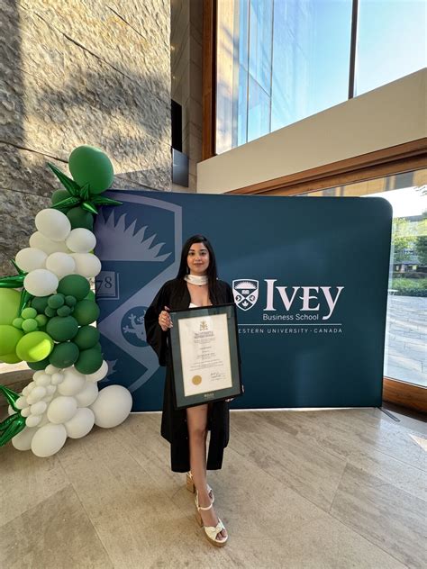 Im So Excited To Share That Ive Officially Graduated From The Ivey Business School At Western
