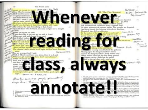 Annotating A Text Ppt