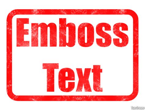 Emboss Text Text Effect And Logo Design Font