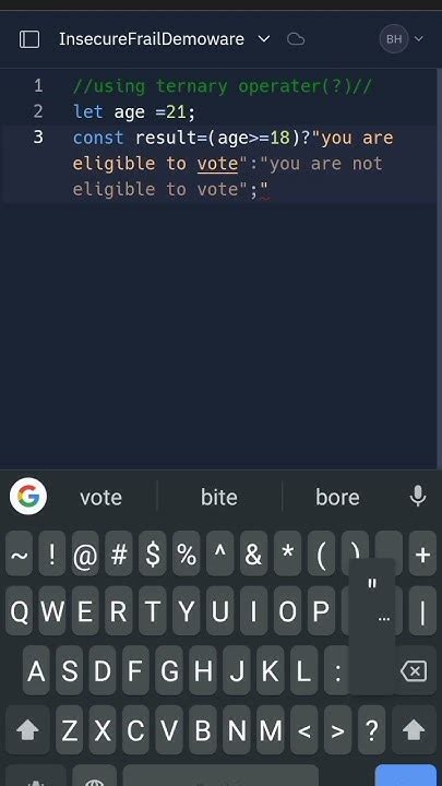Javascriptusing Ternary Operator Javascript Conditional Statement