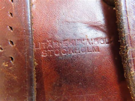 Early Pattern Holster For Swedish Model 1907 Pistol Colonial Ammunition Company