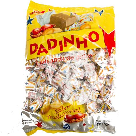Dadinho Peanut Candy 3175 Oz Pack Of 01 Doce De