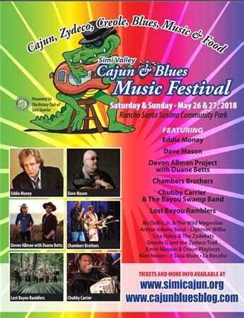 Cajun And Blues Music Festival Rotary Club Of Simi Sunrise