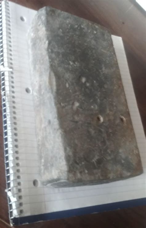 A Well Oxidized 26 Pound Lead Brick For The Collection R
