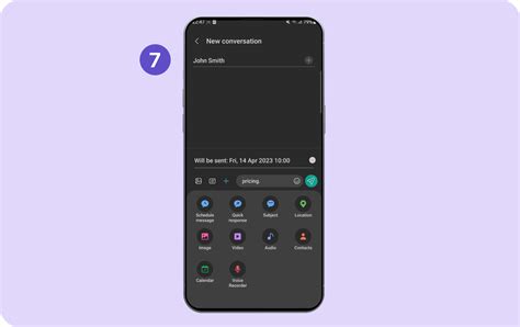 how to send automated text messages on android