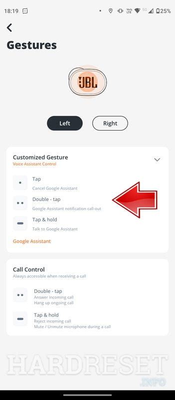 Customize Gestures Jbl Tune Nc Tws How To Hardreset Info