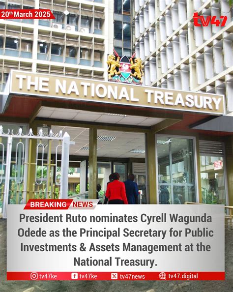 Tv47 Digital President Ruto Nominates Cyrell Wagunda Facebook