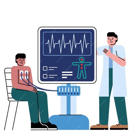 Premium Vector Ecg Report Of Patient