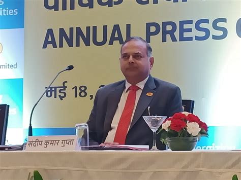 Sandeep Kumar Gupta Cmd Gail India Limited Addressing Annual Press Conference