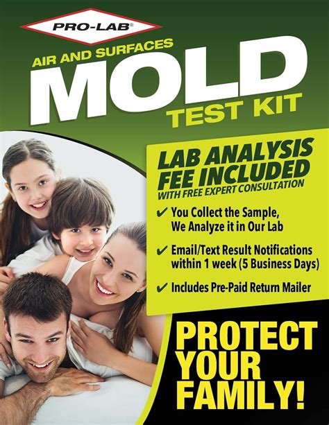Pro Lab Pro Lab 1oz Mold Test Kit With Lab Analysis And Expert Advice Included Amazonfr Pro Lab Pro Lab 1oz Mold Test Kit With Lab Analysis And Expert Advice Included Amazonfr