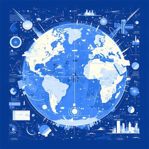 Premium Photo 5g Network Connectivity World Map Illustration
