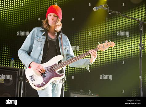 Los Angeles California Usa 12th Dec 2015 Bassist Daniel Tichenor Of Cage The Elephant