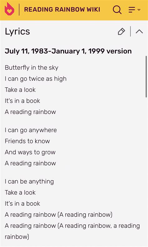 Reading Rainbow Intro