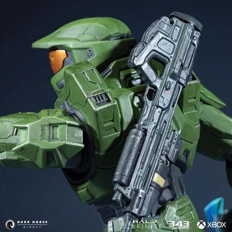 Halo Infinite Master Chief With Grapplshot Pvc Statue Playfigure