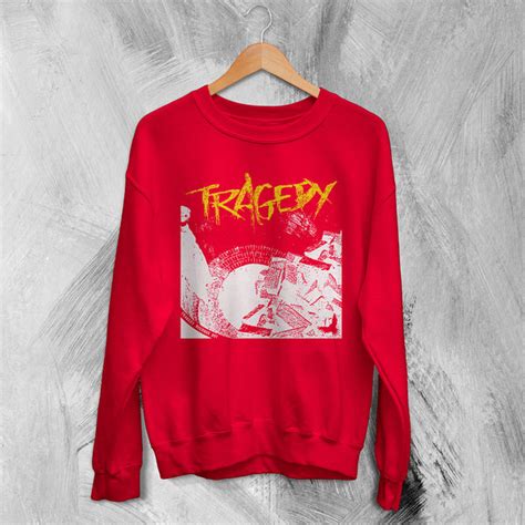 Tragedy Band Sweatshirt Vintage Grunge Tragedy Shirt Crust Punk Music