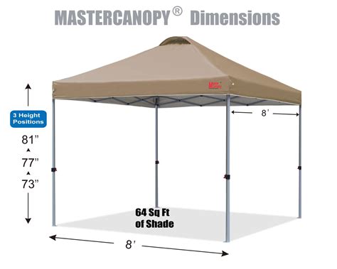 Mastercanopy Durable Ez Pop Up Canopy Tent