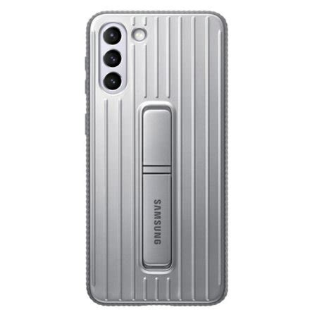 Official Samsung Grey Protective Standing Case For Samsung Galaxy S21
