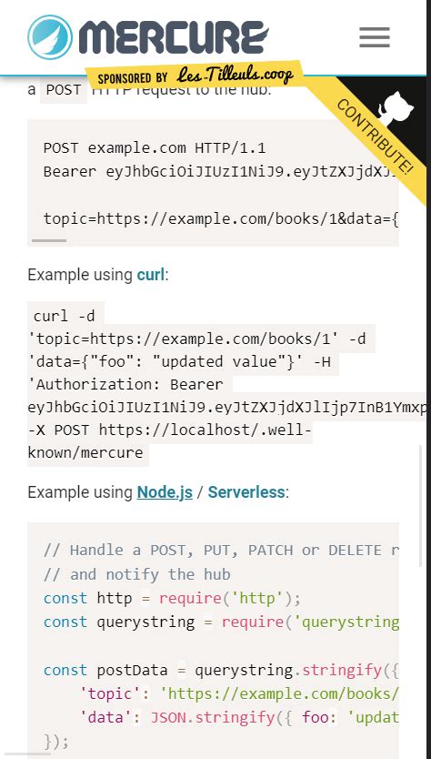 [docs] mercure rocks docs getting started page width is messed