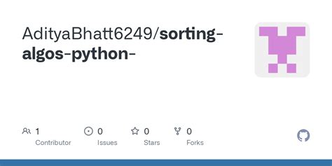 Github Adityabhatt6249sorting Algos Python
