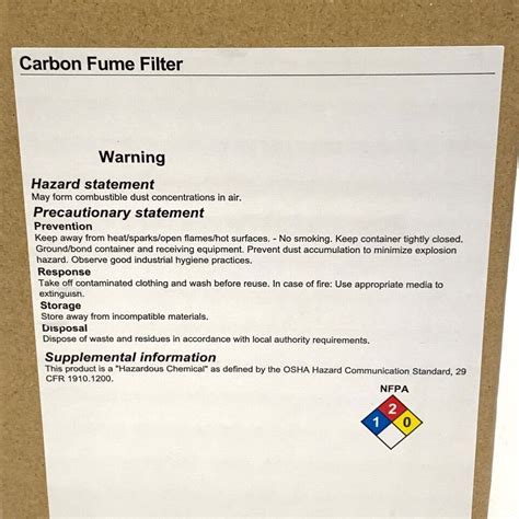 New Sakura Ref 6160 Activated Carbon Fume Filter Box Of 2 Disposables General For Sale New Sakura Ref 6160 Activated Carbon Fume Filter Box Of 2 Disposables General For Sale