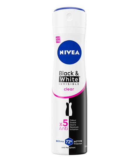82237 Black And White Original 72h Anti Perspirant Deodorant Spray Nivea