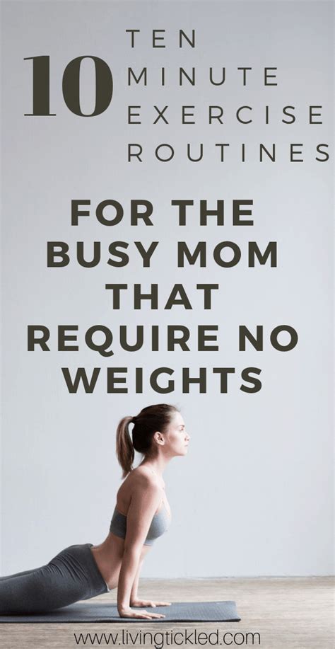 Busy Mom Workout Schedule Artofit