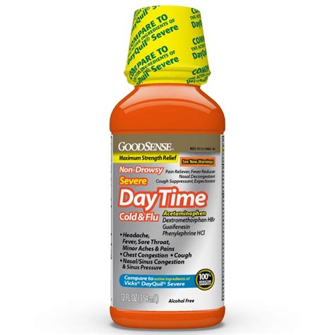 Wholesale Non Drowsy Cold And Flu Medicine Severe 12 Oz Dollardays