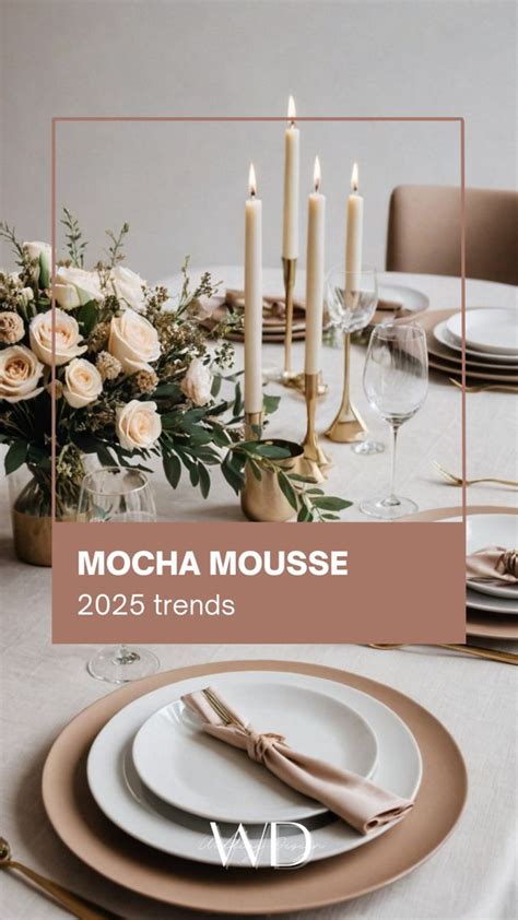 Pantone Mocha Mousse Wedding Decor свадебный декор Pantone Wedding Wedding Tablescapes Mocha